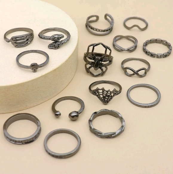 Jewelry | Halloween Ring Set Of 15 | Poshmark